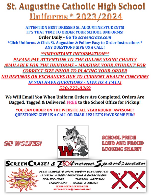 Uniforms - St. Augustine Catholic High School